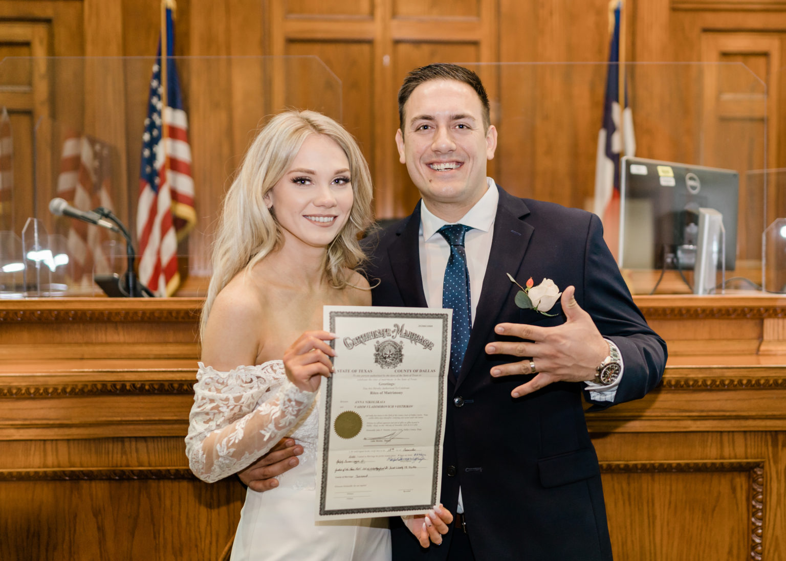 Fort Worth Elopement at Tarrant County Courthouse